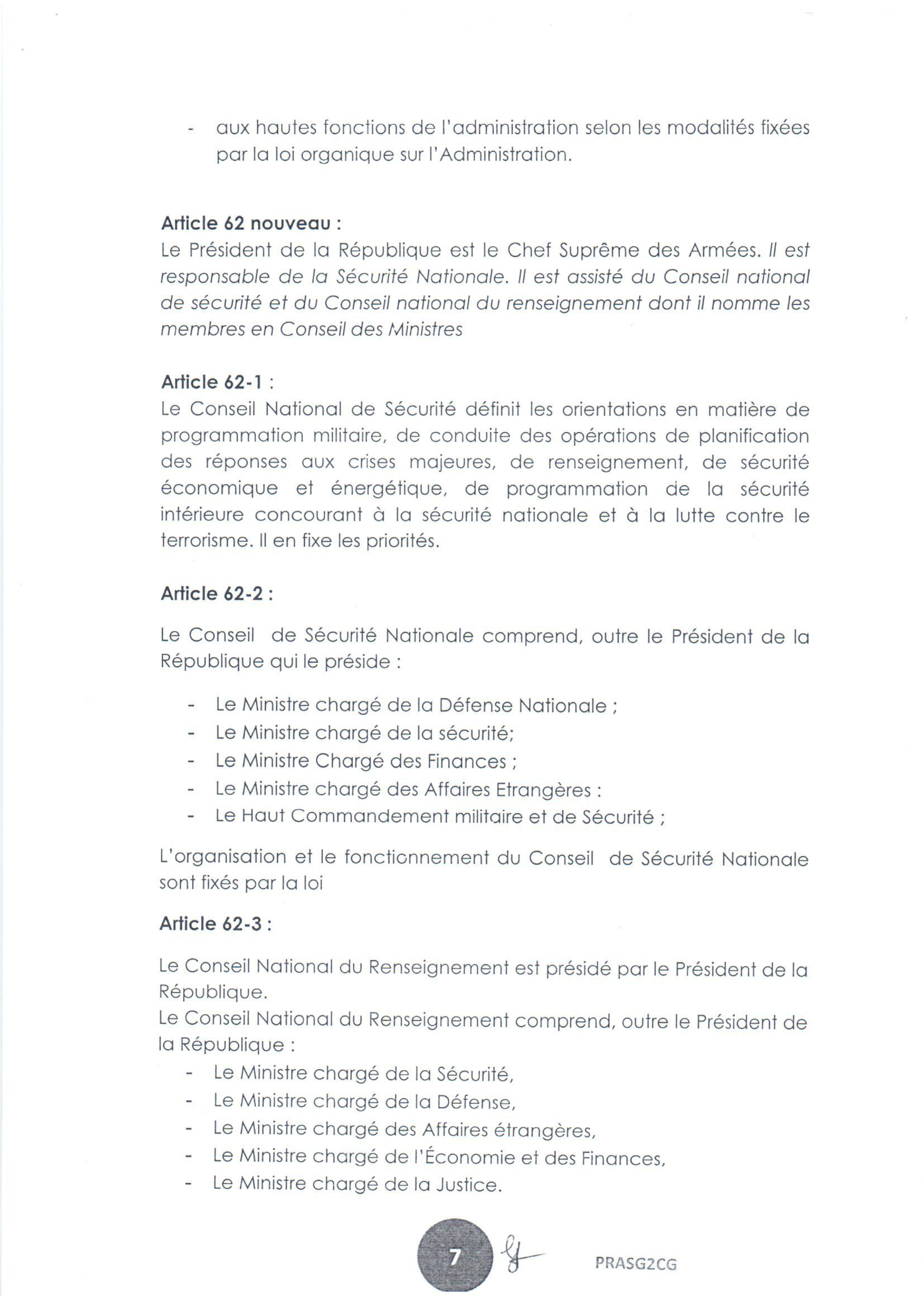 Le projet de révision de la Constitution transmis à l’Assemblée Nationale - 24 HEURES AU BENIN