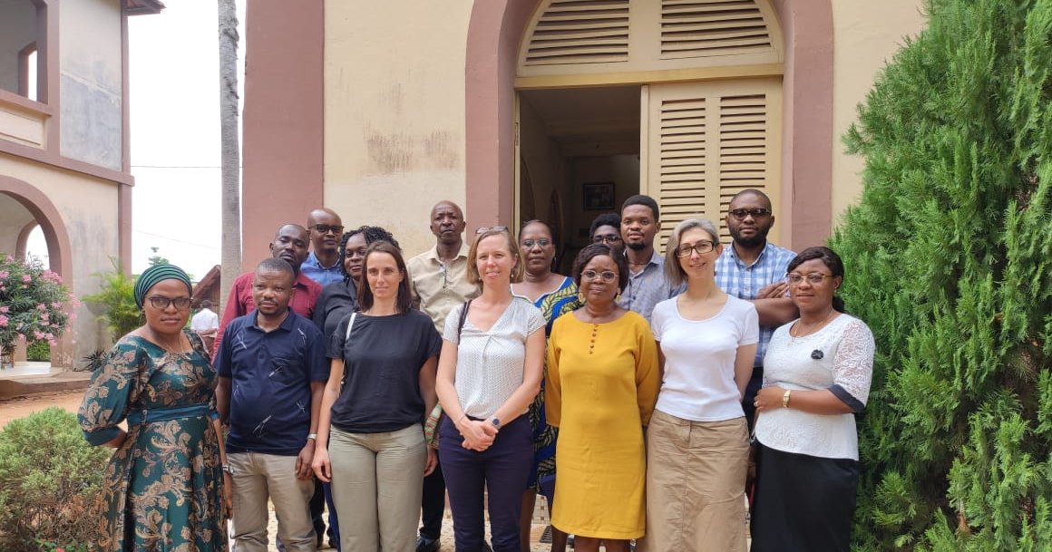 Sandrine Platteau en visite à l’EPA - 24 HEURES AU BENIN